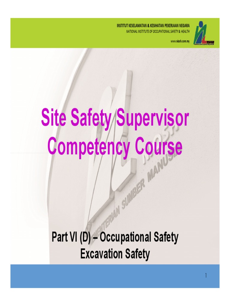 Excavation Safety | PDF | Occupational Safety And Health | Personal ...