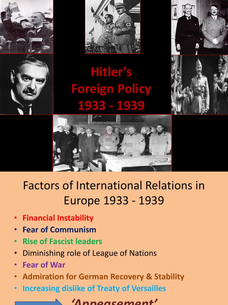 WWII Prelude: Hitler's Policies | PDF | Nazi Germany | Adolf Hitler