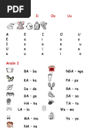 Abakada Flash Cards 1 | PDF