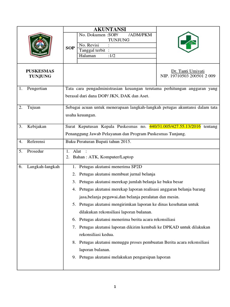 Sop Akuntansi | PDF