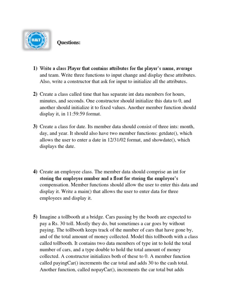 Assignment01 1 Pdf Constructor Object Oriented Programming Programming 