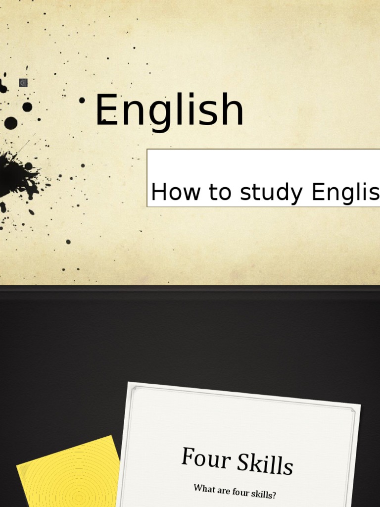 English: How To Study English? | PDF