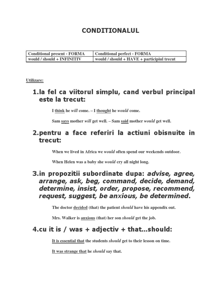 Conditional Engleza | PDF | Onomastics | Linguistic Typology