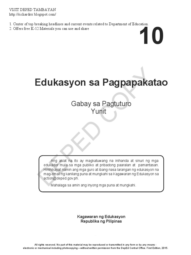 EsP10 TG U3 | PDF