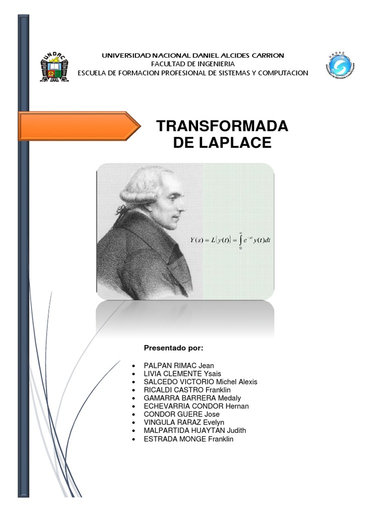 Trans. Laplace | PDF | Transformada de Laplace | Ecuaciones