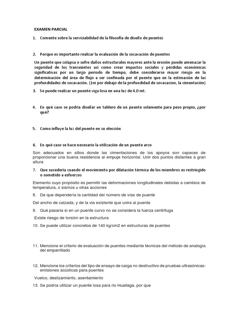Evaluación y Diseño de Puentes | PDF | Puente | Fundación (Ingeniería)
