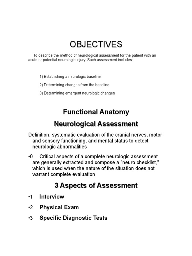 Neurologic Assessment | Coma | Neurology