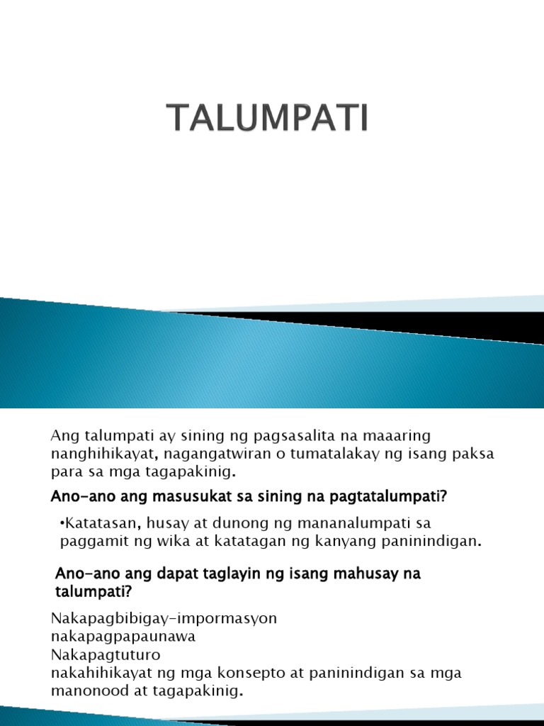 TALUMPATI | PDF
