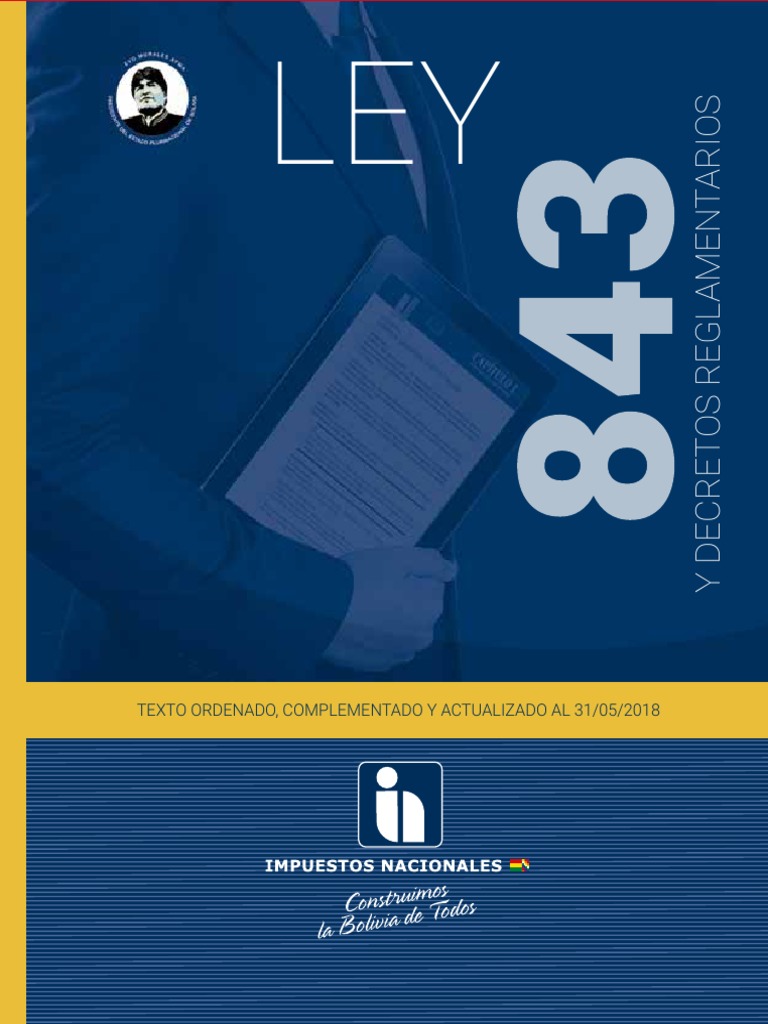 Libro Ley 843 A Mayo | PDF | Impuestos | Bolivia