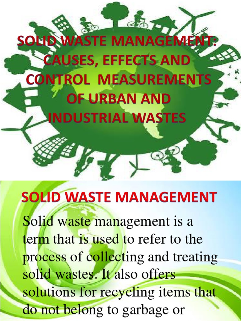 Solid Waste Management | PDF | Waste Management | Incineration