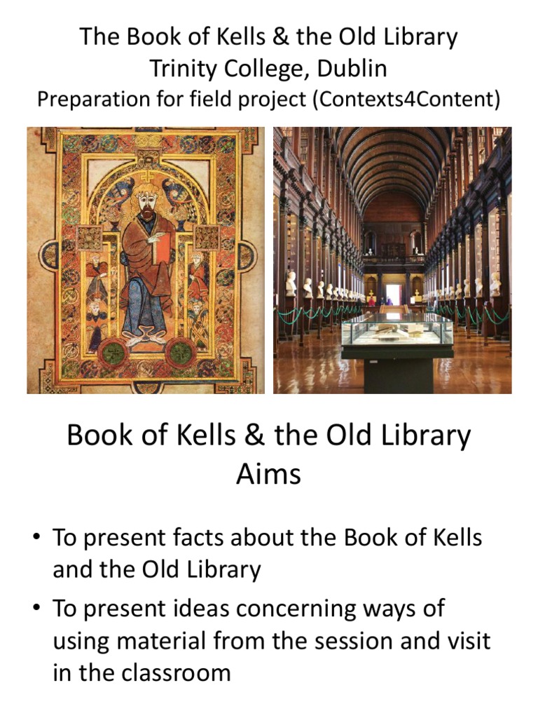 Book of Kells & Old Library Overview | PDF | Social Science