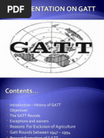 GATT and WTO Trade Rounds | PDF | World Trade Organization | General ...