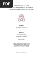 Informe sobre el Software LINDO | PDF | Programación lineal ...