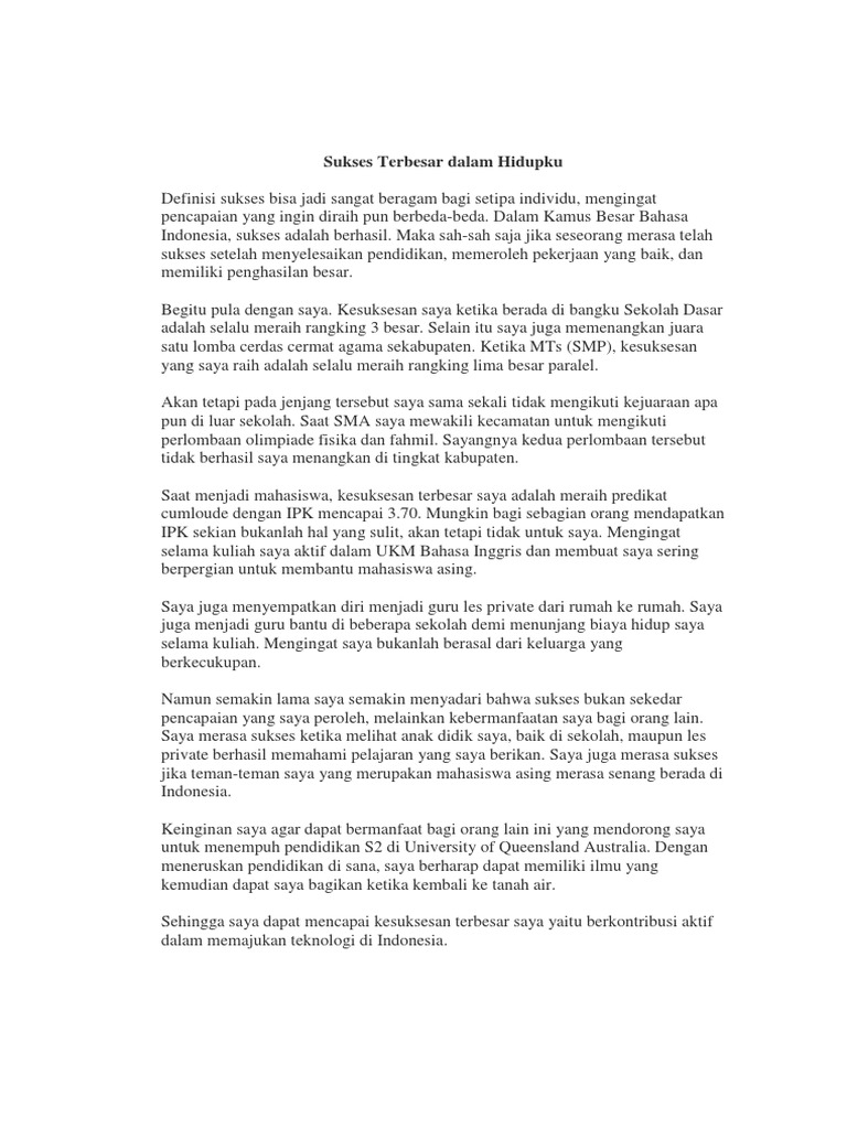 Contoh Essay Lpdp Pdf