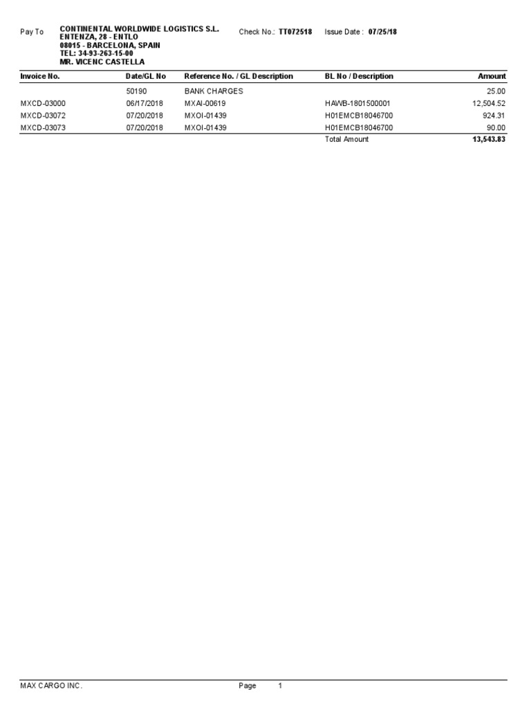 Bank Slip | PDF