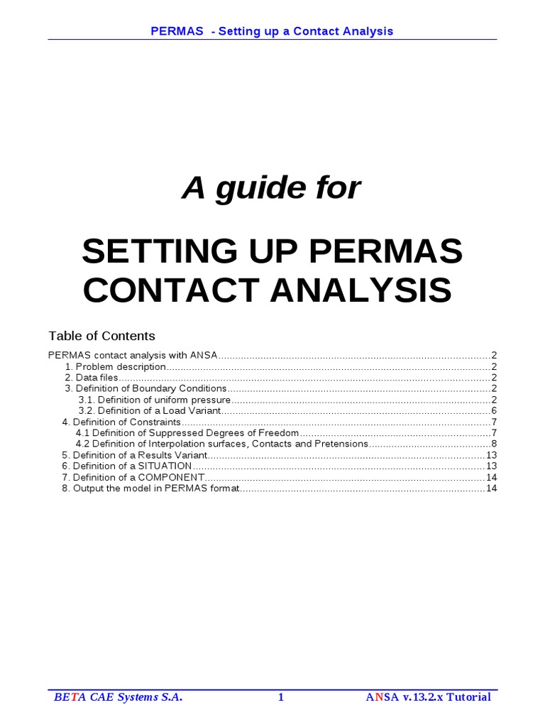 Permas Contact | PDF | Menu (Computing) | Function (Mathematics)