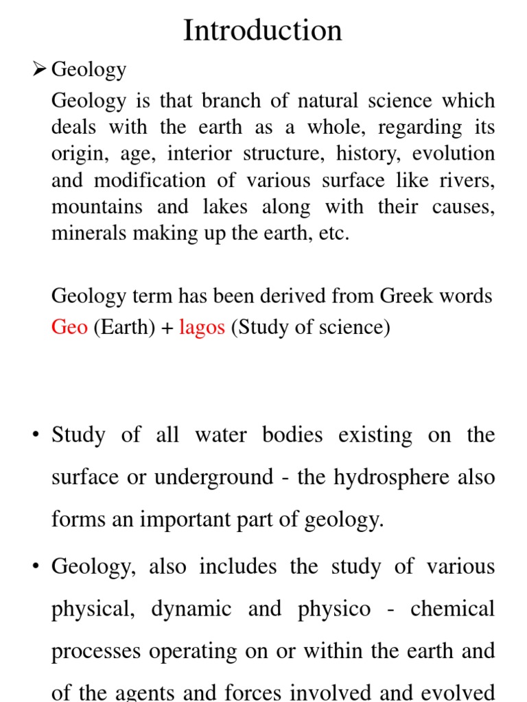 Branches of Geology | PDF | Rock (Geology) | Sedimentary Rock