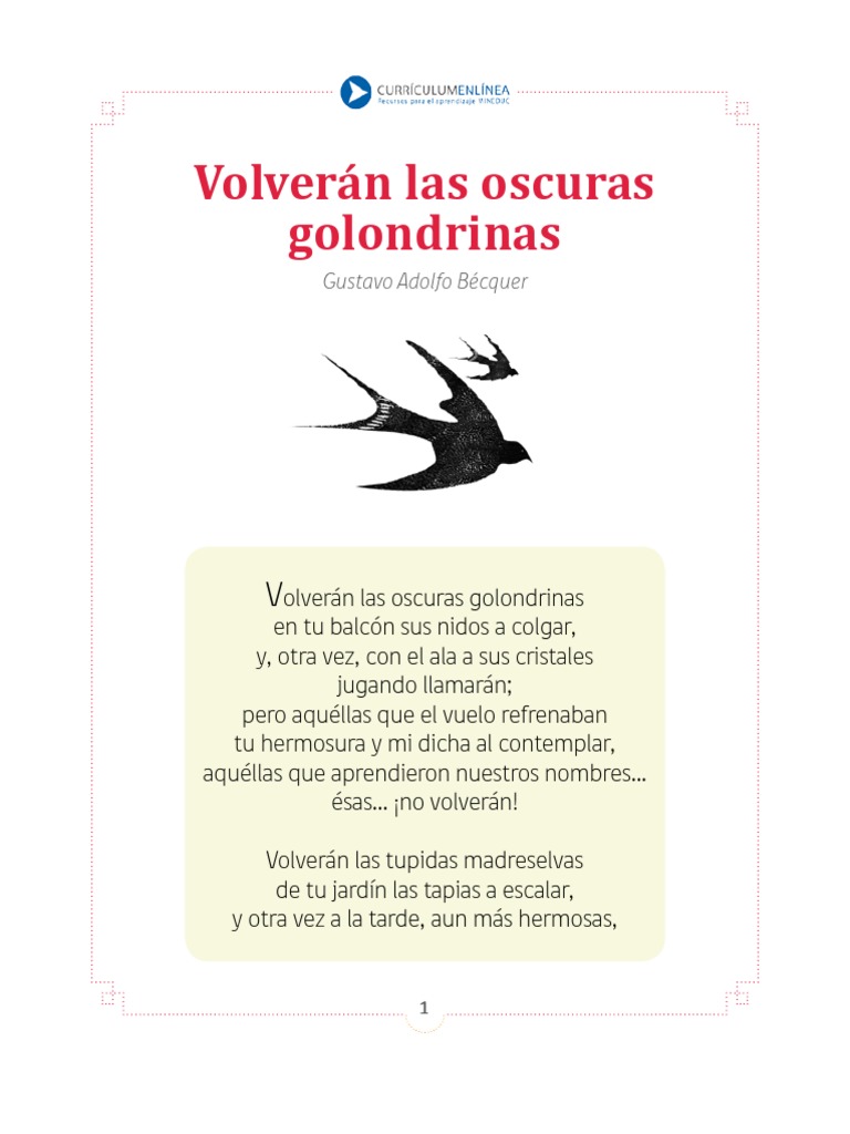 Volveran Las Oscuras Golondrinas - PDF | PDF