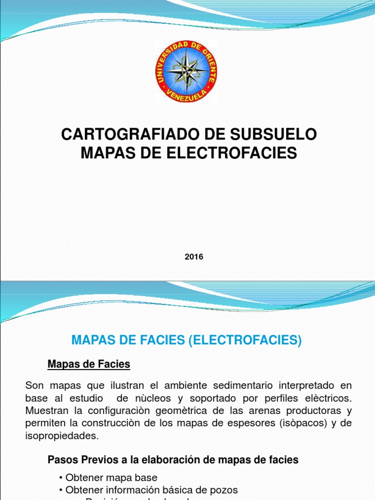 Mapas de Electrofacies en Subsuelos | PDF | Geología | Naturaleza