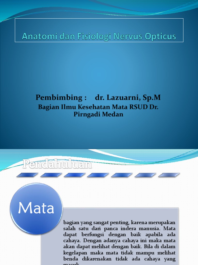 Anatomi Dan Fisiologi Nervus Opticus | PDF | Kesehatan Holistik | Komputer