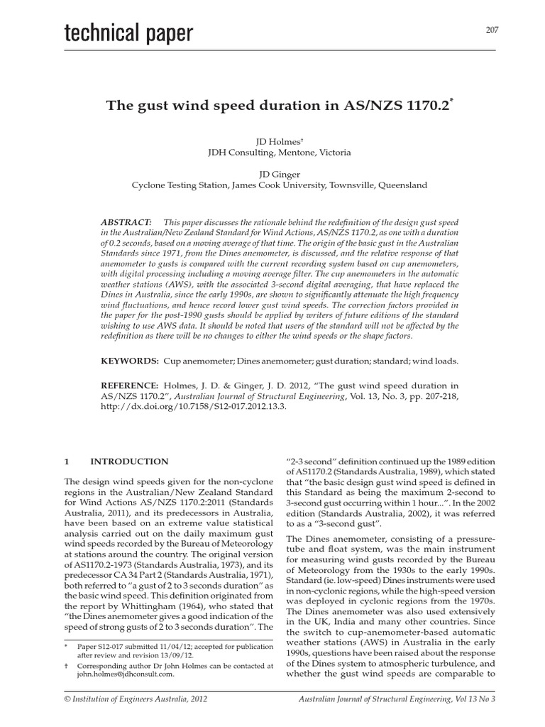 Wind Speed Gust Duration | PDF | Wind Speed | Wound