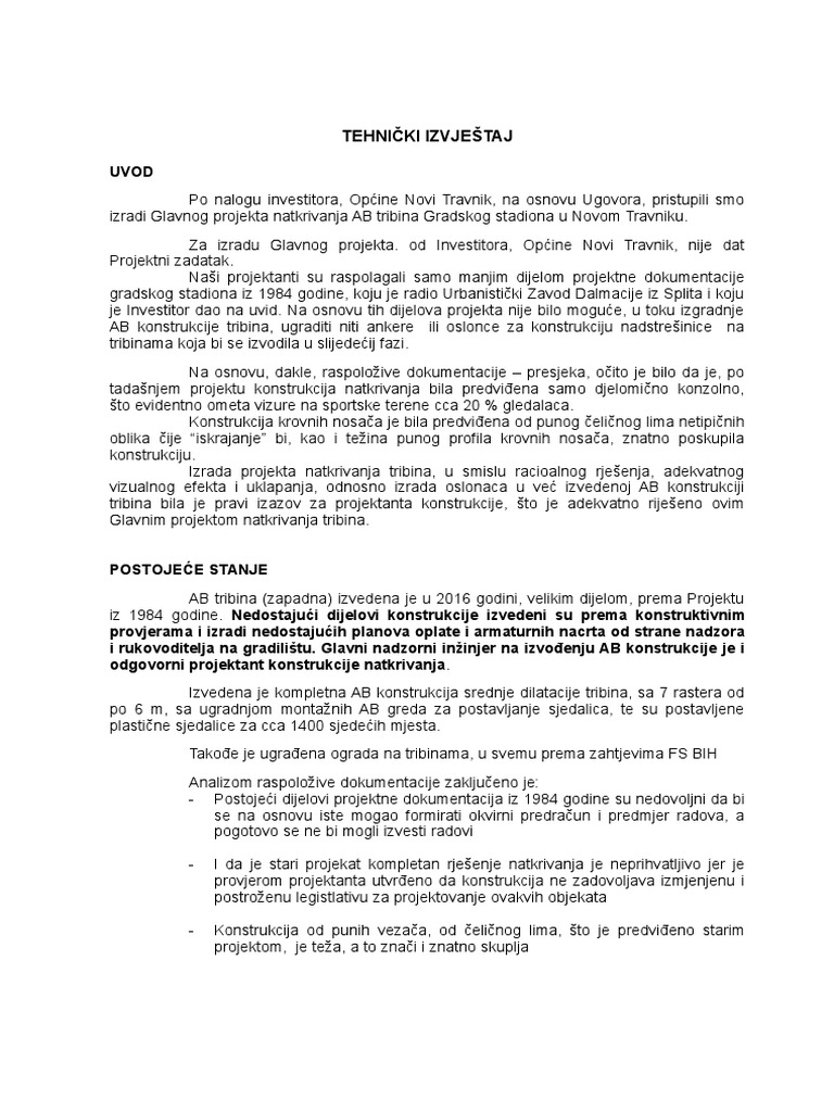 Tehnicki Opis Print | PDF