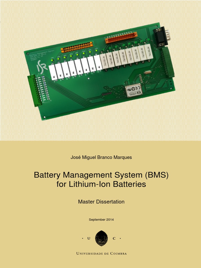 Battery Management System (BMS) for Lithium-Ion Batteries | Lithium Ion ...