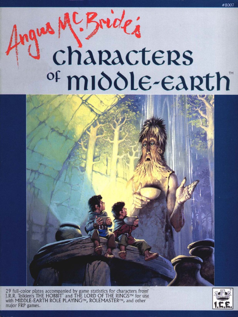 MERP 8007 Angus McBride's Characters of Middle Earth PDF | PDF