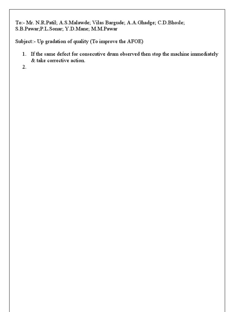 Quality Upgrade Plan for AFOE | PDF | Language Arts & Discipline