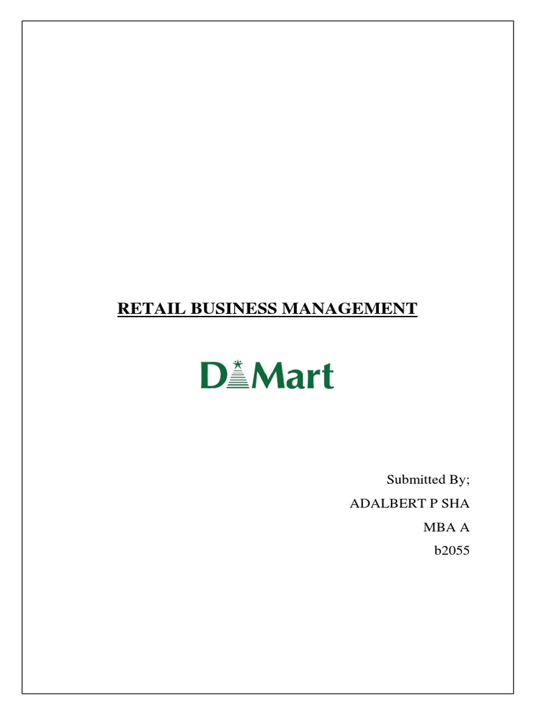 Overview of DMart's Retail Strategy | PDF | Retail | Market Segmentation