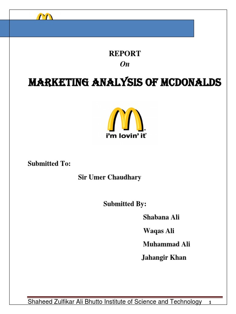 Mcdonalds New | PDF | Fast Food Restaurants | Market Segmentation