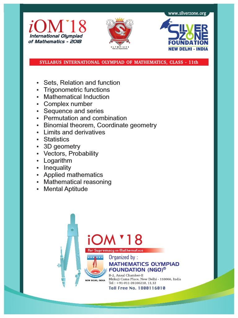 IOM Syllabus Class 11 PDF | PDF