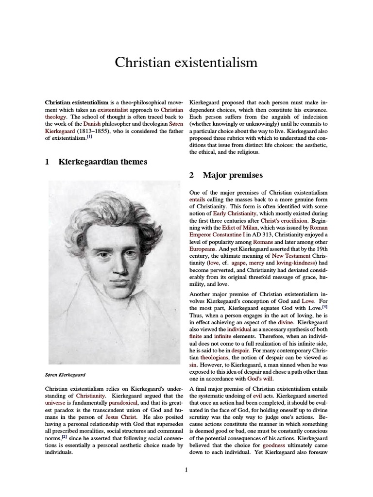Christian Existentialism PDF | PDF | Theology | Science
