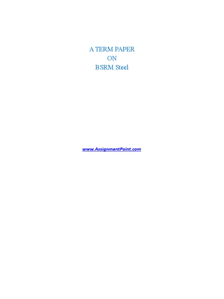 BSRM Steel | PDF | Supply Chain | Supply Chain Management