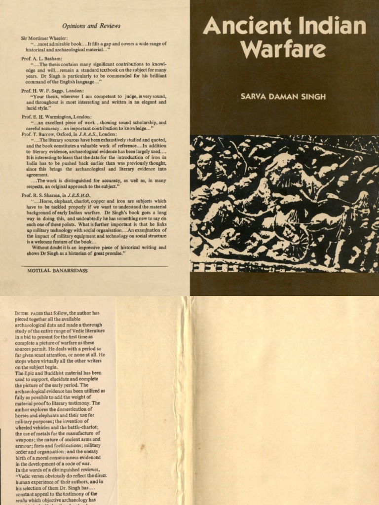 Ancient Indian Warefare With Special Reference To Vedic Period | PDF