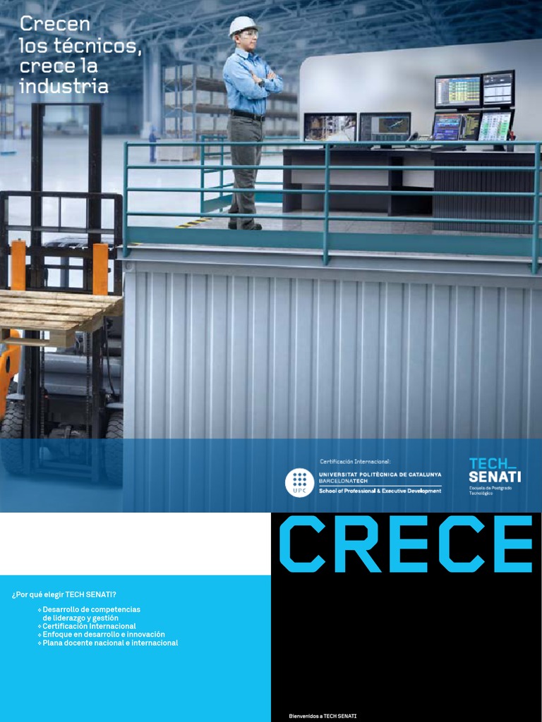 Brochure Tech Senati | PDF | Six Sigma | Ingeniería Industrial