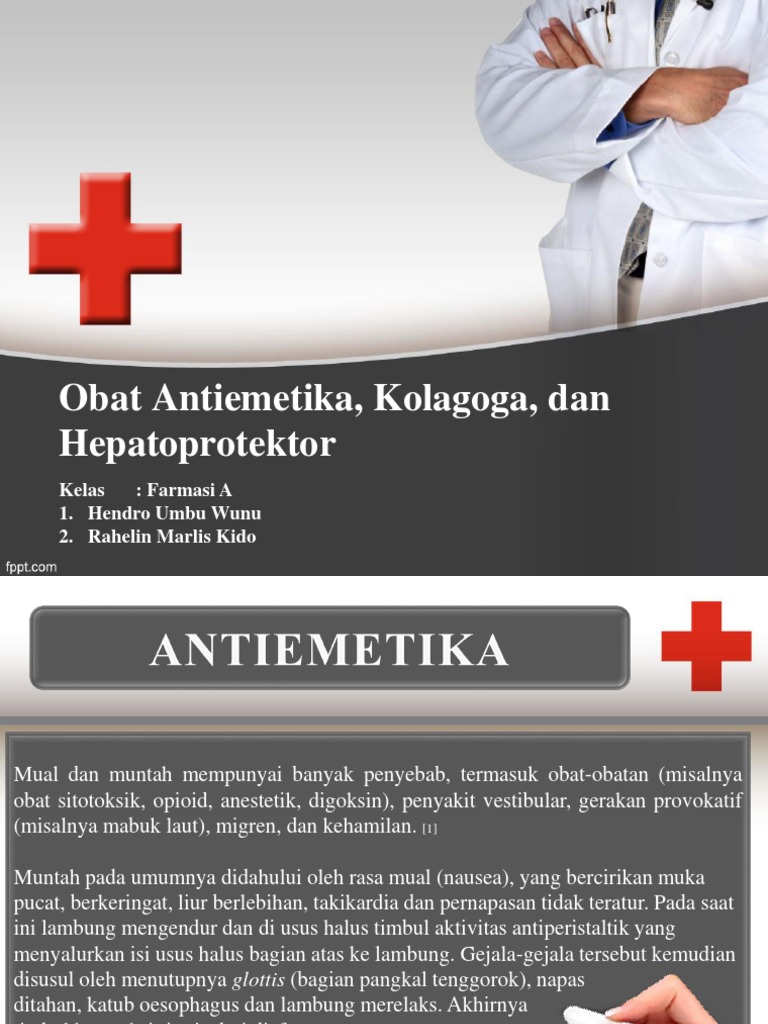 Antiemetika, Kolagoga, Hepatoprotektor | PDF