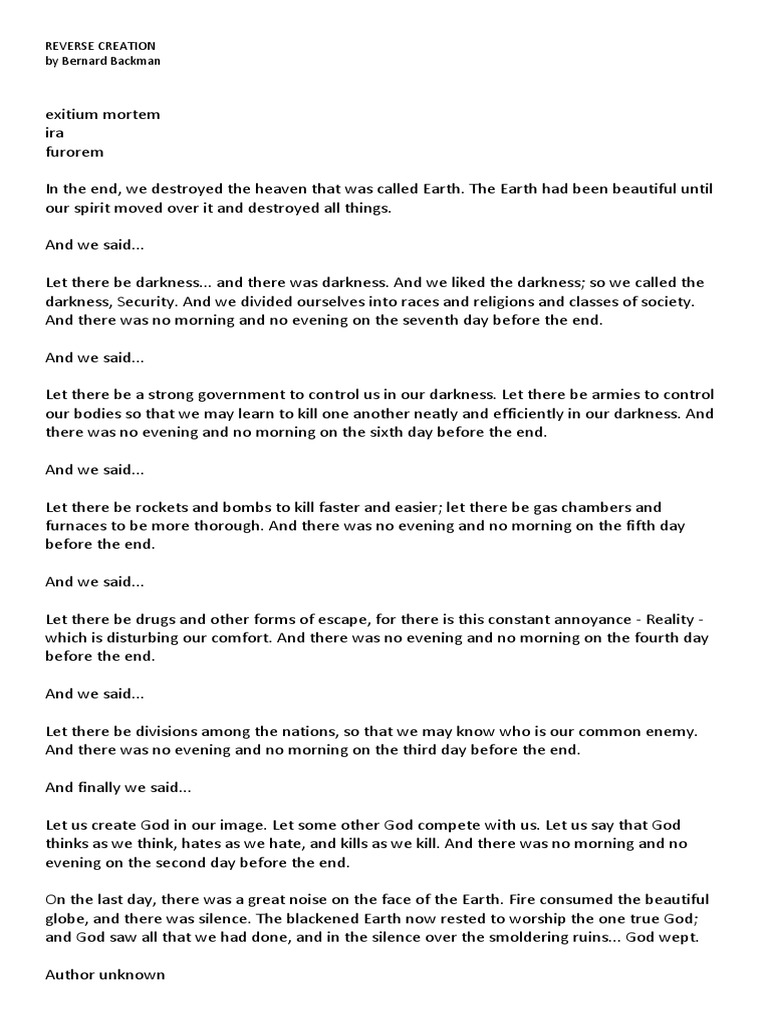 Speech Choir Reverse Creation | PDF