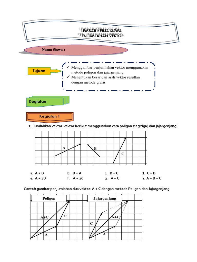 Lks Vektor Rahma | PDF | Metode & Bahan Ajar