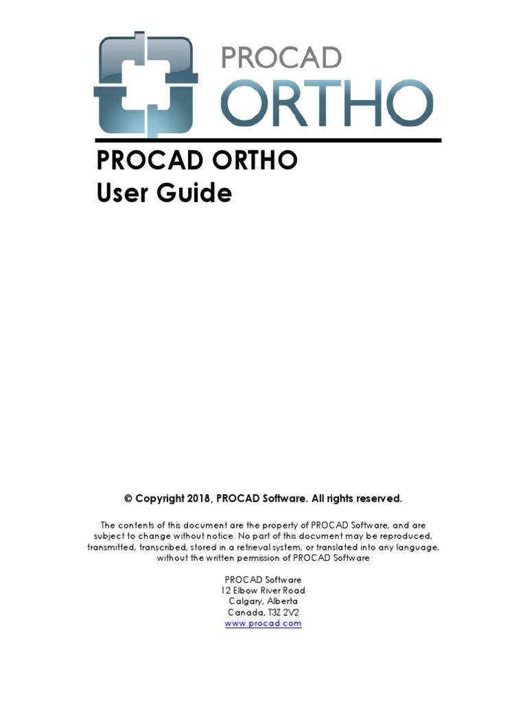ORTHO User Guide | PDF | Icon (Computing) | Software
