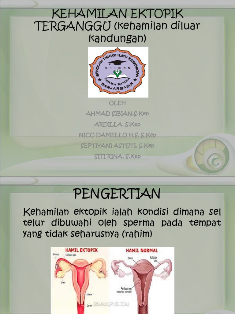 Kehamilan Ektopik Terganggu (Ket) | PDF