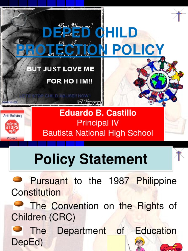 DepEd Child Protection Policy Overview | PDF | Child Protection | Child ...