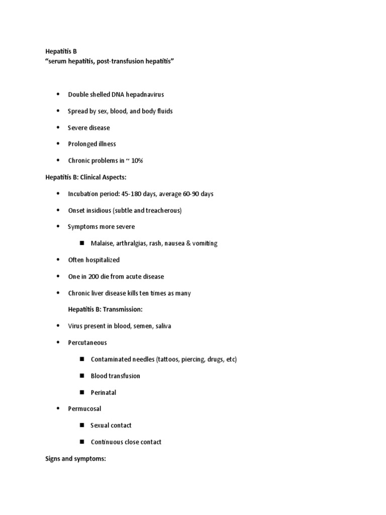 Understanding Hepatitis B: Symptoms & Treatment | PDF | Hepatitis B ...