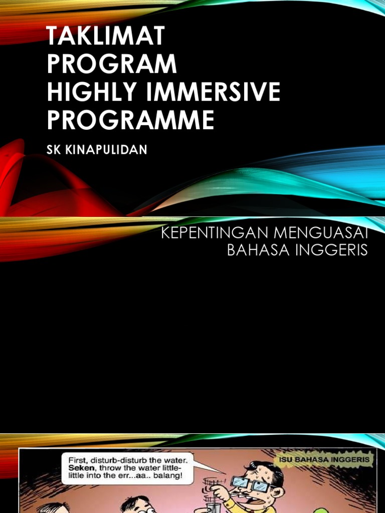Highly Immersive Programme | PDF