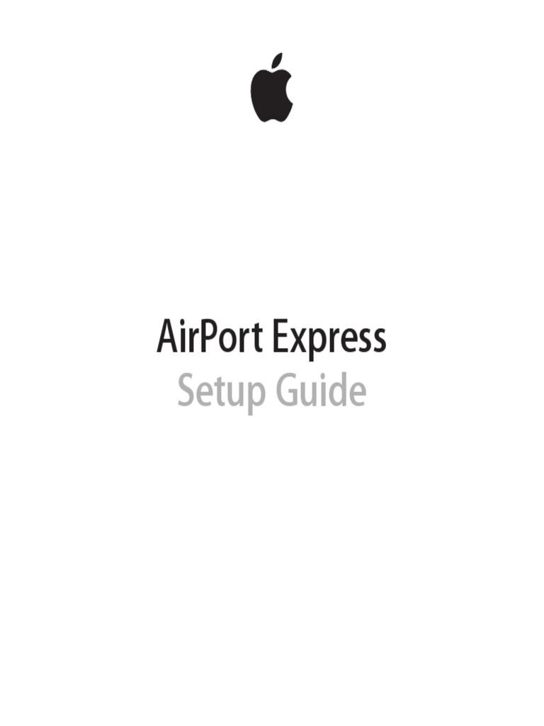 Airport Express: Setup Guide | PDF | Airport | Ios