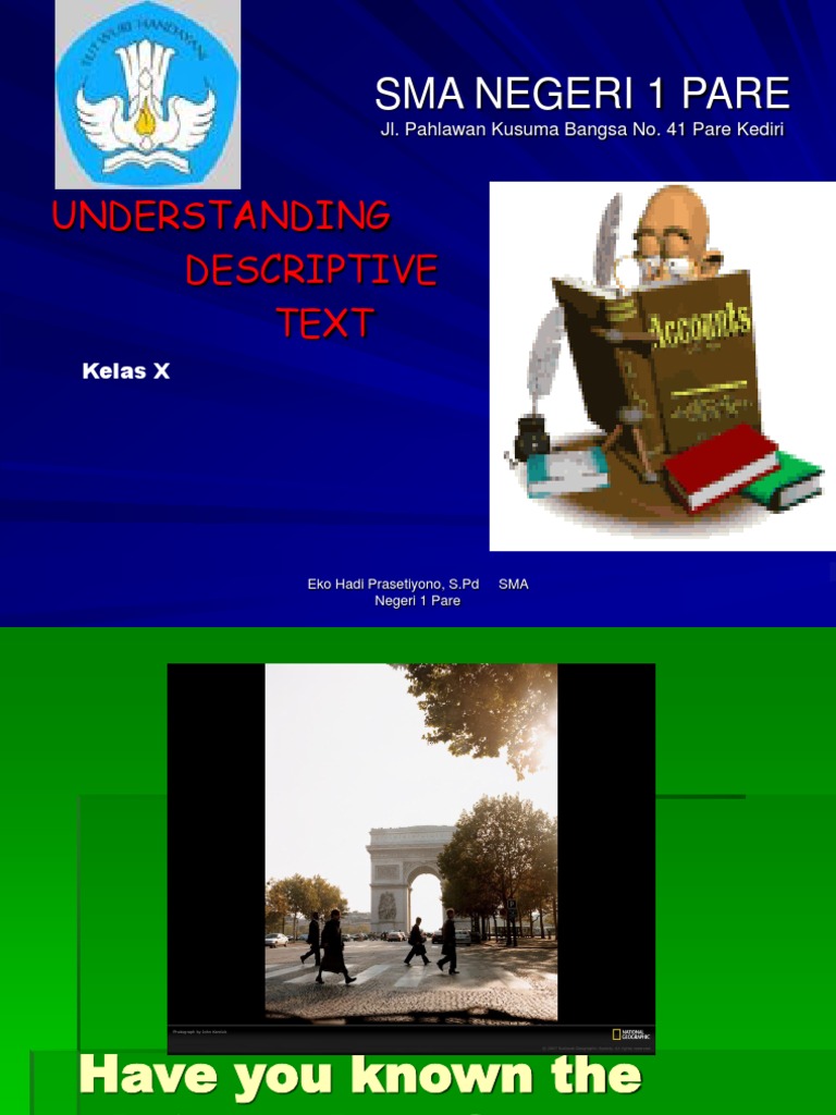 Descriptive Text | PDF | Syntax | Language Mechanics