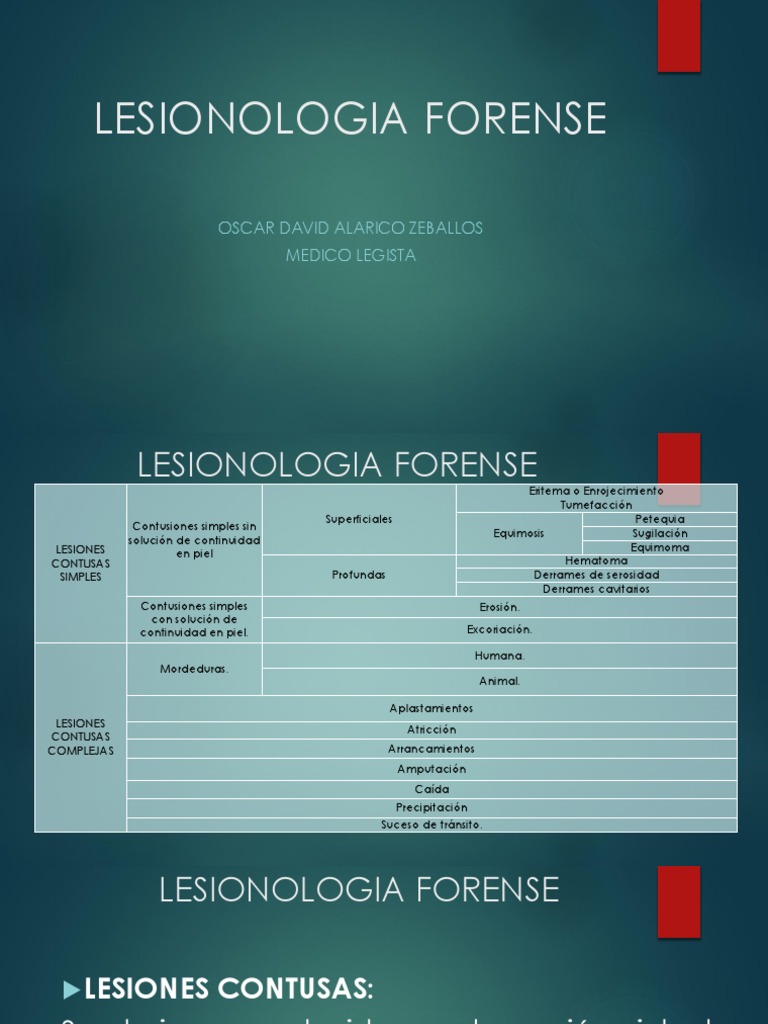 Lesiones Contusas - Alas Peruanas | PDF | Lesión | Piel