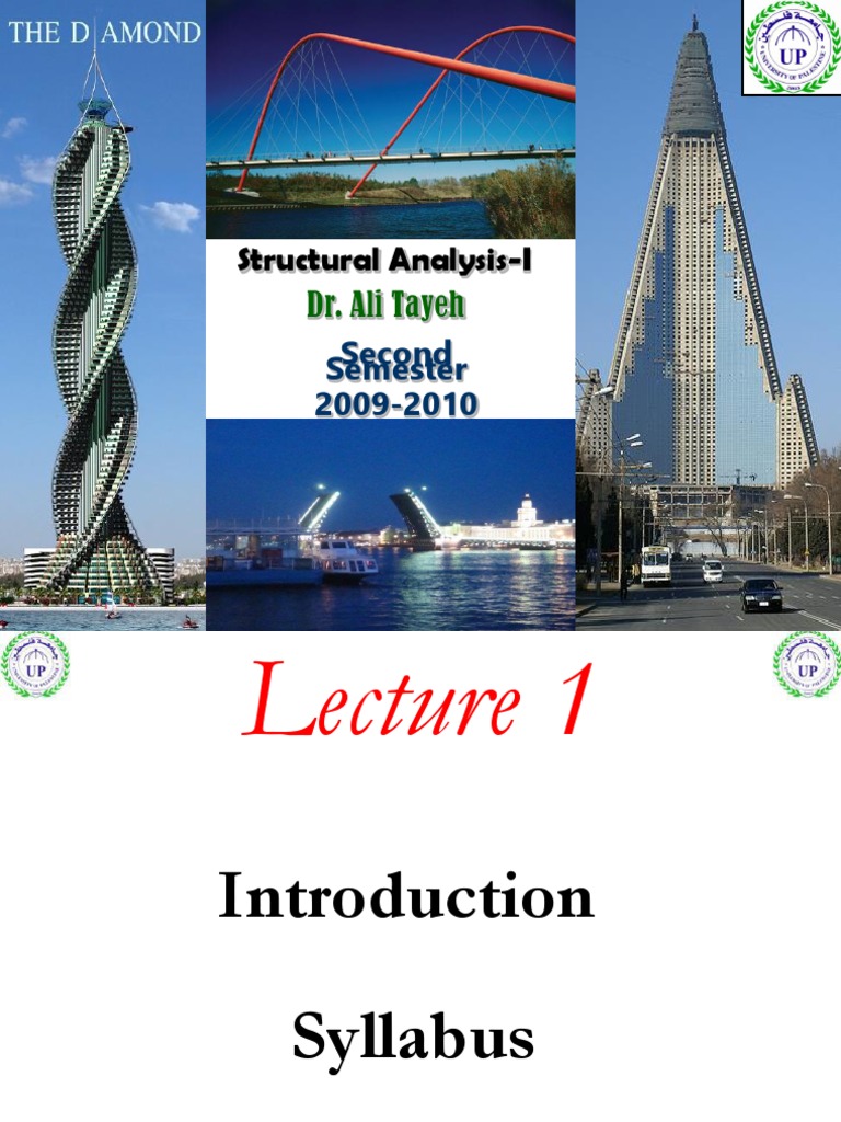 Dokumen - Tips Structural Analysis I DR Ali Tayeh Second Semester 2009 2010 | PDF | Structural ...