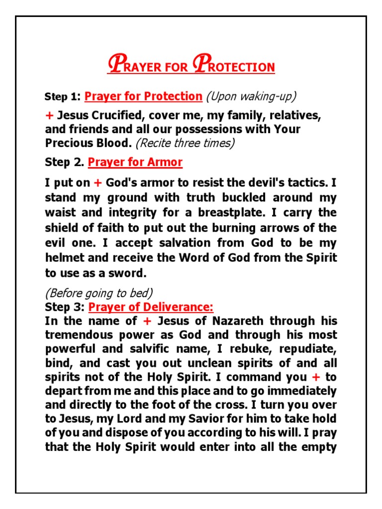 Daily Personal Prayers | PDF | Lord's Prayer | Demons