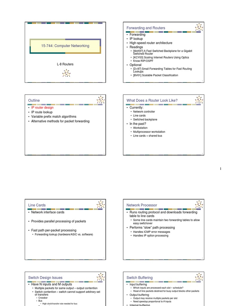 08 Routers | PDF | Routing | Router (Computing)